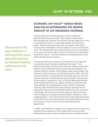 Leap Life Insurance White Paper | PDF