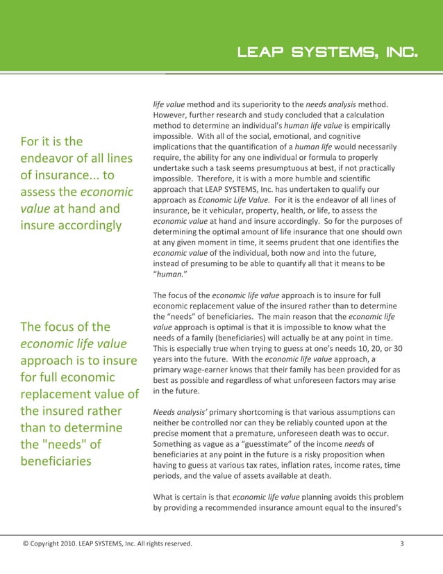 Leap Life Insurance White Paper | PDF