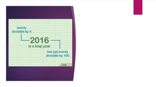 Leap Year Calculation.pptx