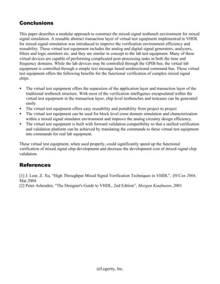 Lear design con_east_2004_simplifing_mixed_signal_simulation | PDF