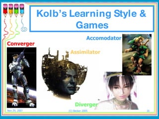 Learning Styles & Videogames | PPT