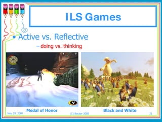 Learning Styles & Videogames | PPT