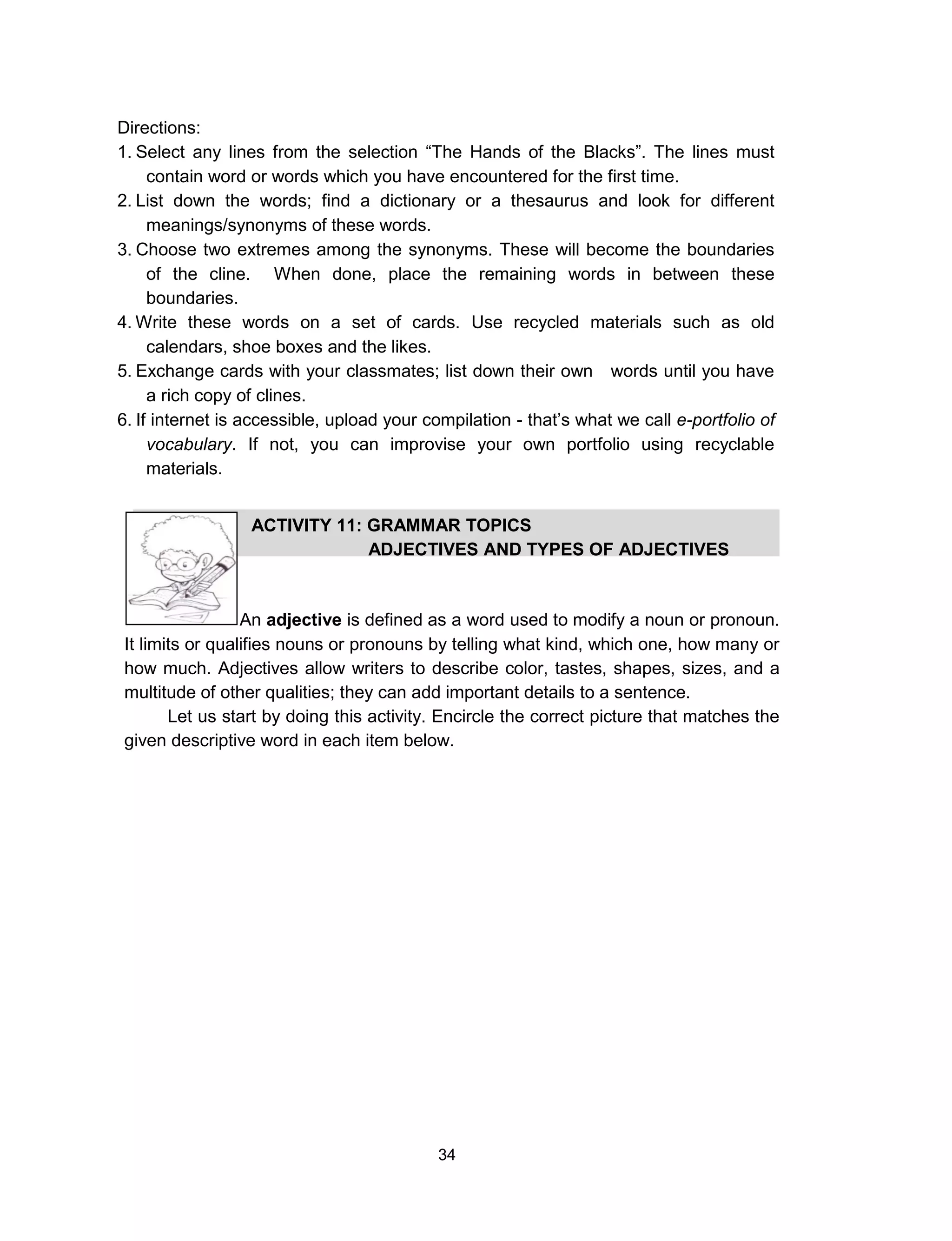 Learming module english | PDF