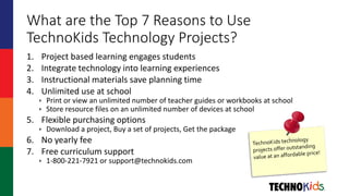 TechnoKids Teacher Resources: Project Based Instructional Materials | PPT