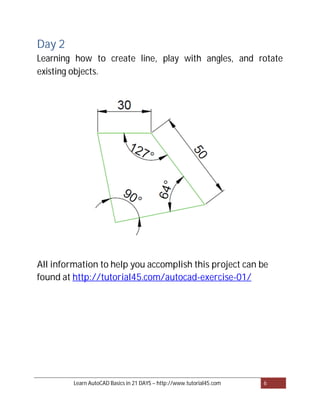Learn auto cad-basics-in-21-days-ebook | PDF