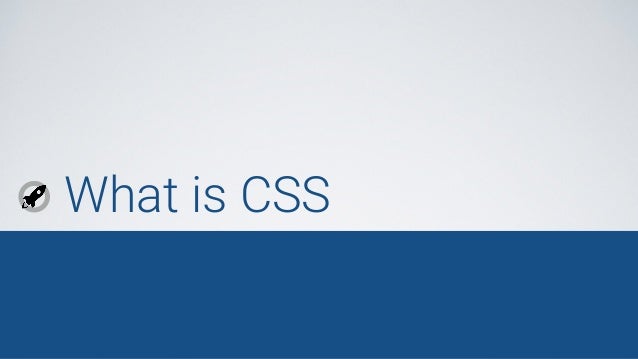 What is CSS
