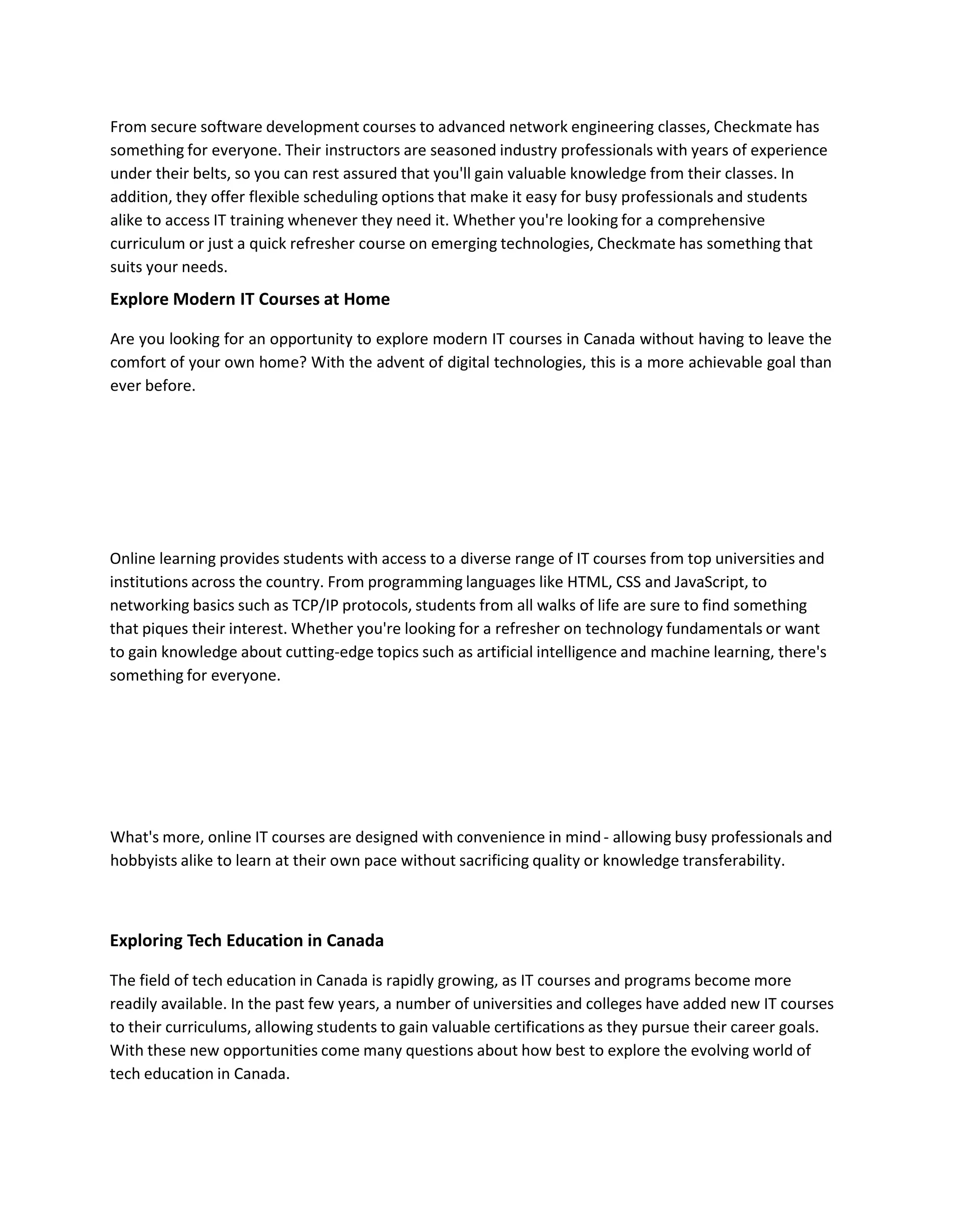 Learn-IT-Courses-in-Canada-With-checkmate-IT-Tech.ppt