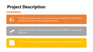 Learn-N-Grow An interactive E Learning Platform Presentation | PPT