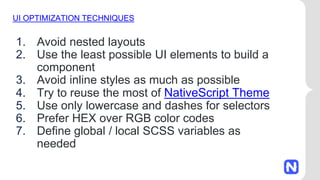 Neoito — NativeScript Best Coding Practices | PPTX | Web Development | Internet