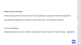 Neoito — NativeScript Best Coding Practices | PPTX | Web Development | Internet