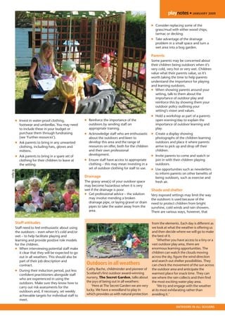 Outdoors in all Seasons: Early Years Outdoors Learning | PDF