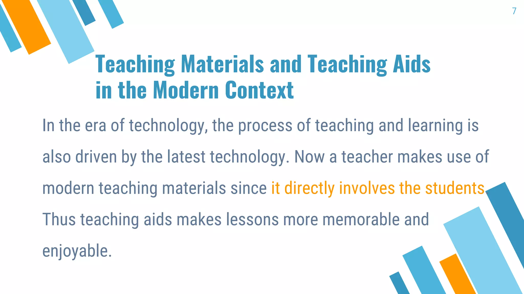 Learn the Use of Teaching Aids and Teaching Materials | PDF