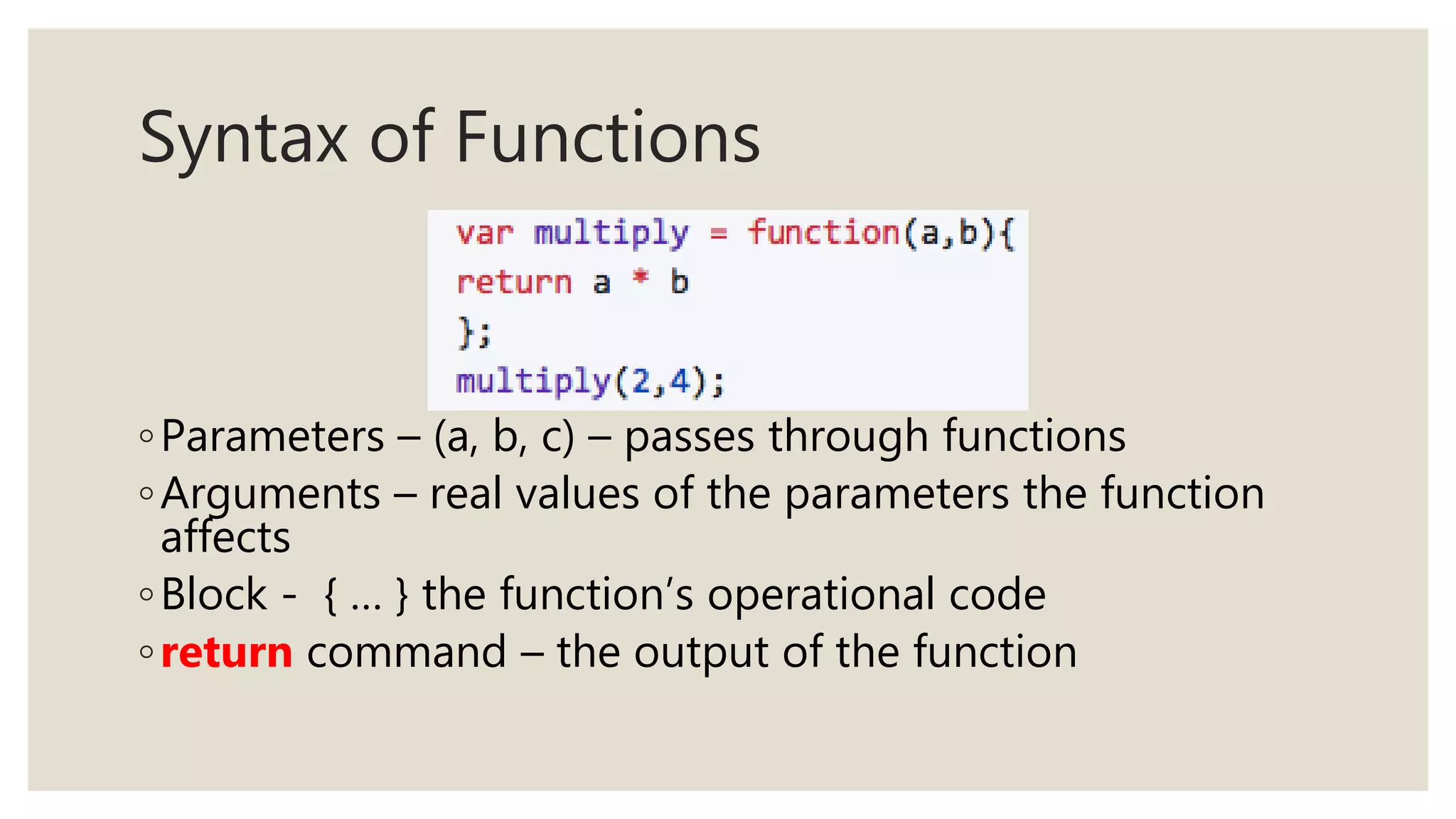 Learn to Code with JavaScript - Choose Your Own Adventures | PPTX