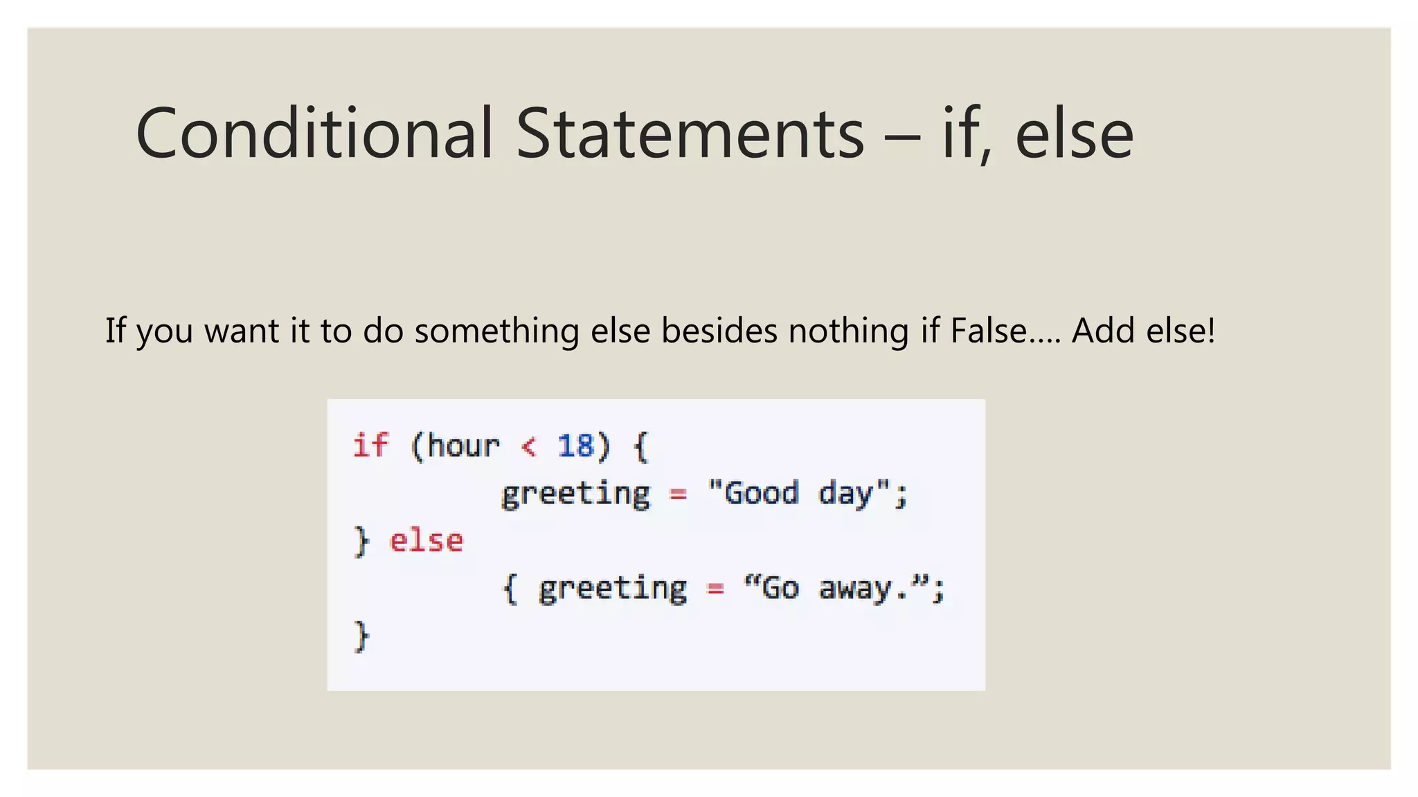 Learn to Code with JavaScript - Choose Your Own Adventures | PPTX