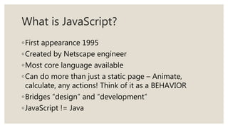 Learn to Code with JavaScript - Choose Your Own Adventures | PPTX