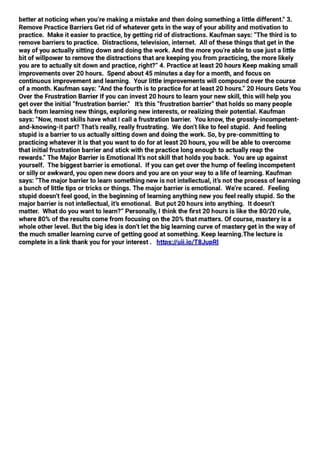 How to learn quickly | PDF