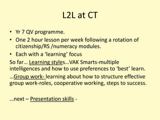 Learn 2 Learn | PPTX