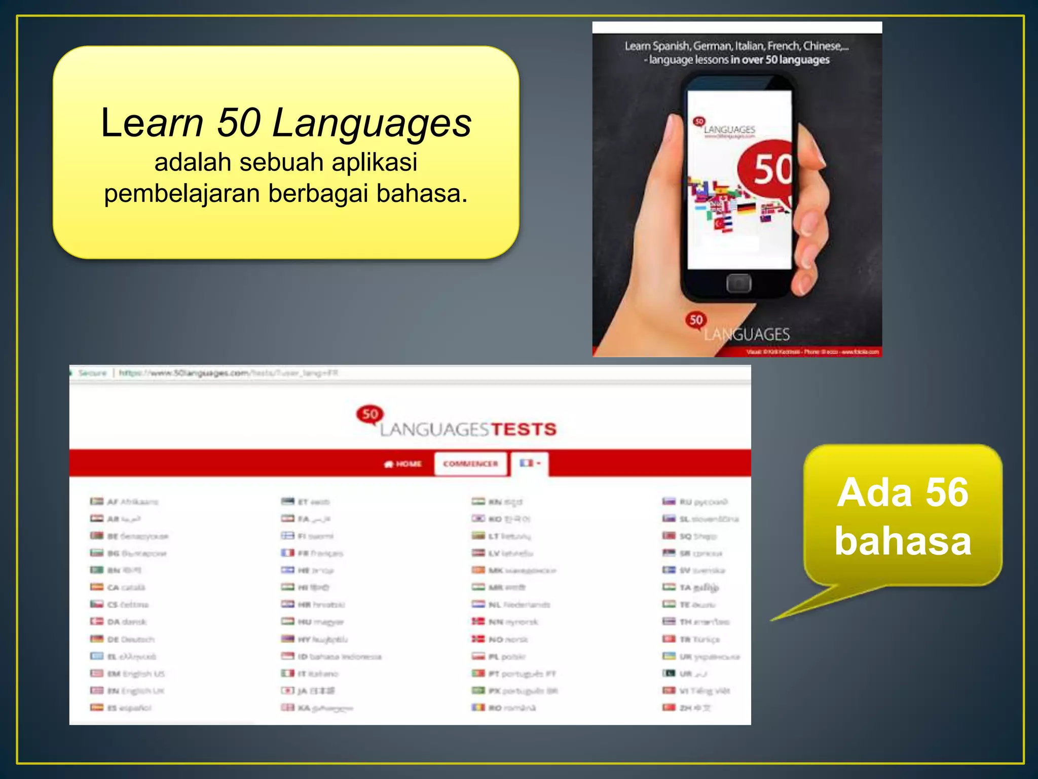 Learn 50 languages | PPT