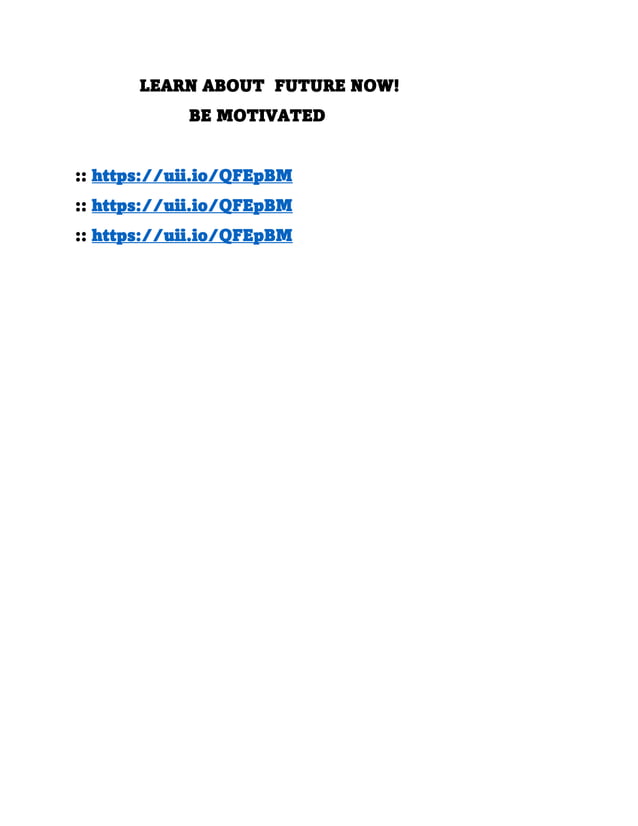 Learn about future now | PDF