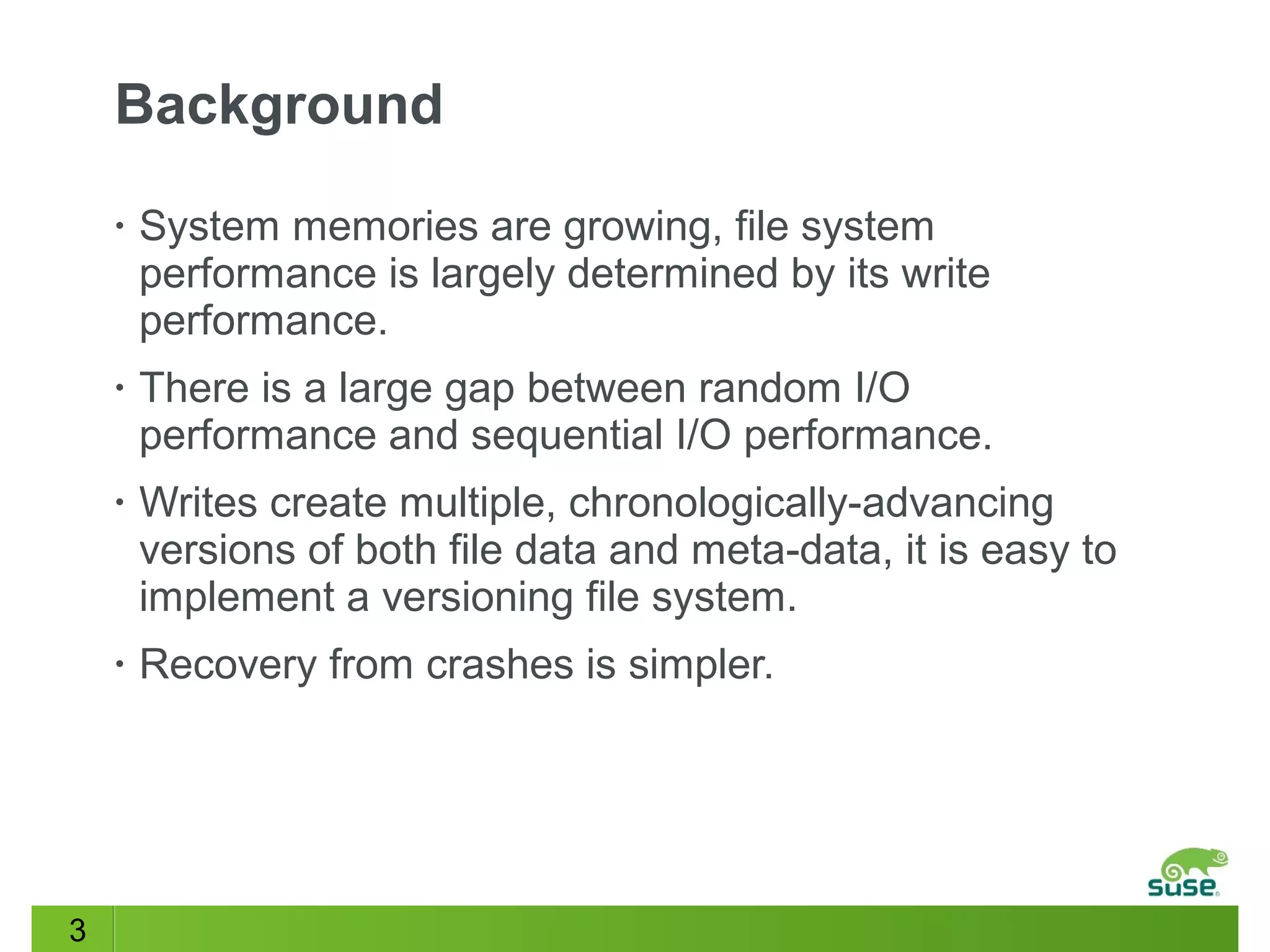 Learn About Log Structured File System Odp Operating Systems
