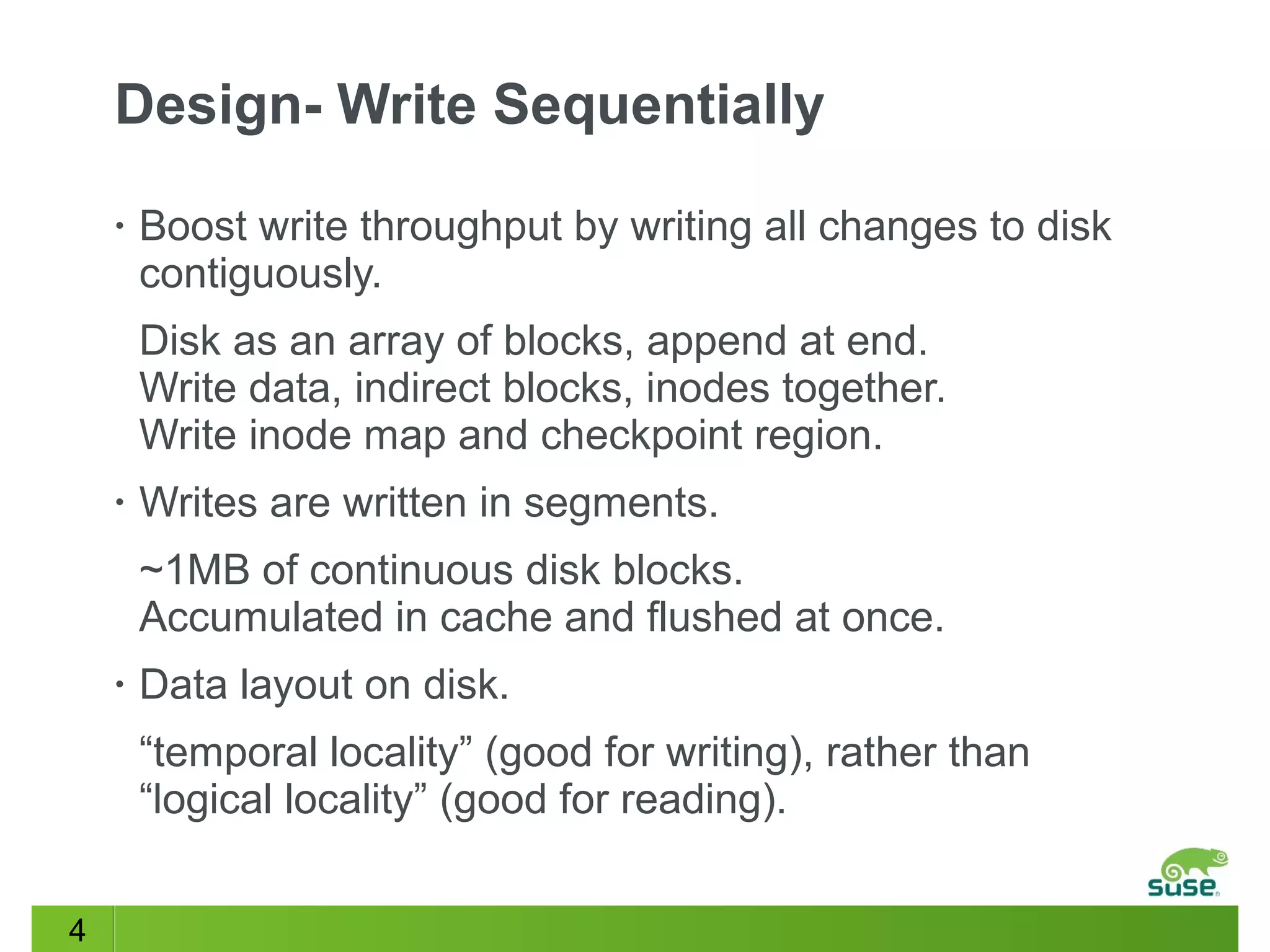 Learn About Log Structured File System Odp Operating Systems