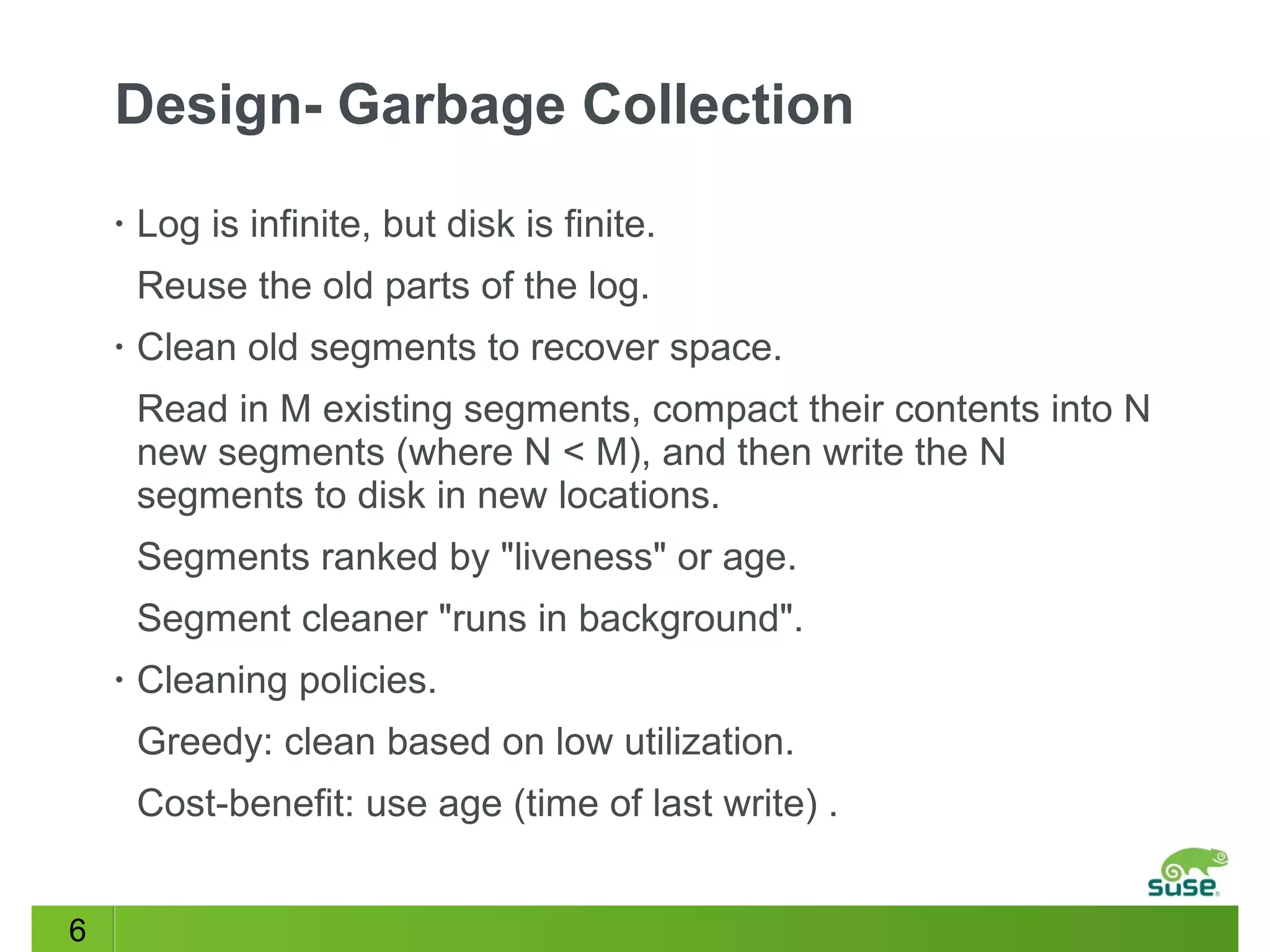 Learn About Log Structured File System Odp Operating Systems