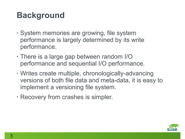 Learn About Log Structured File System Odp 4013