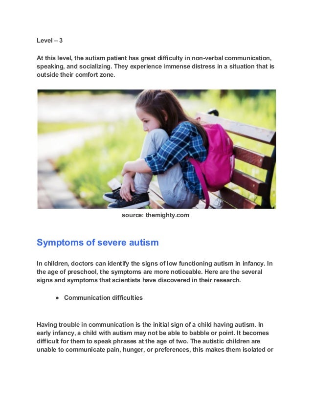 Learn about low functioning autism overview, treatments, symptoms, causes