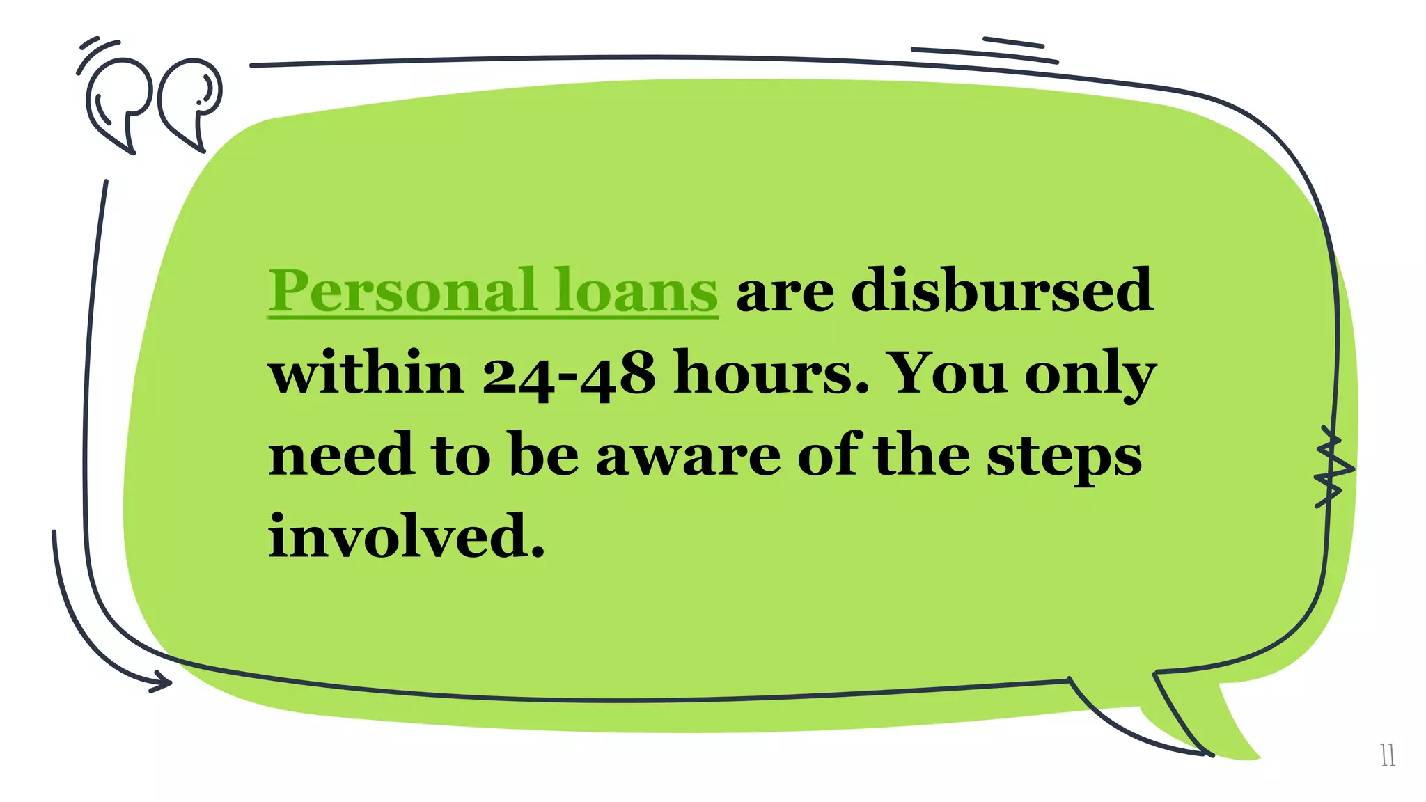 Learn about the steps involved in personal loan disbursement | PPTX