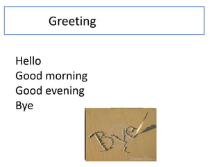 Learn arabic -ep1-greeting | PPTX