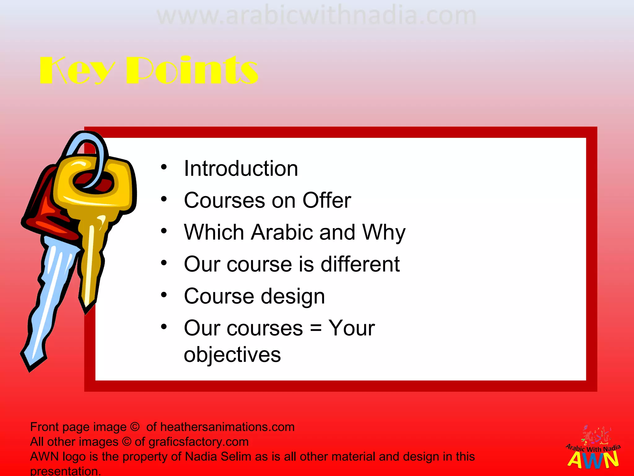 Learn Arabic in Brisbane with Nadia | PPT