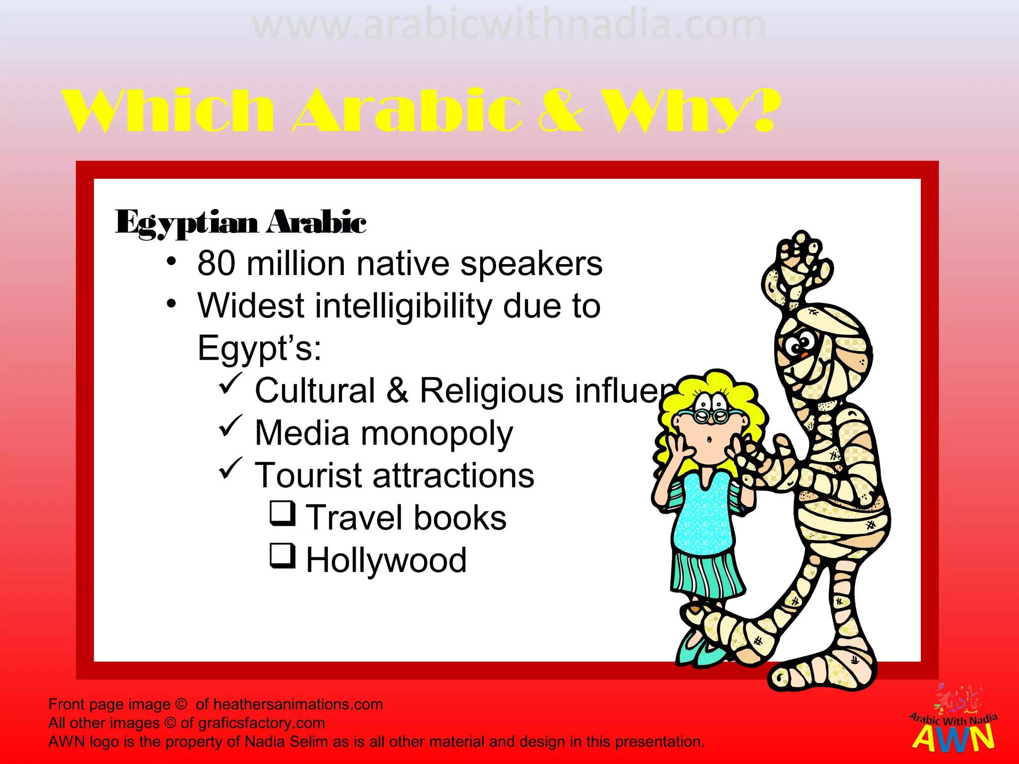 Learn Arabic in Brisbane with Nadia | PPT