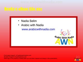 Learn Arabic in Brisbane with Nadia | PPT | Education