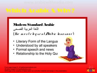 Learn Arabic in Brisbane with Nadia | PPT