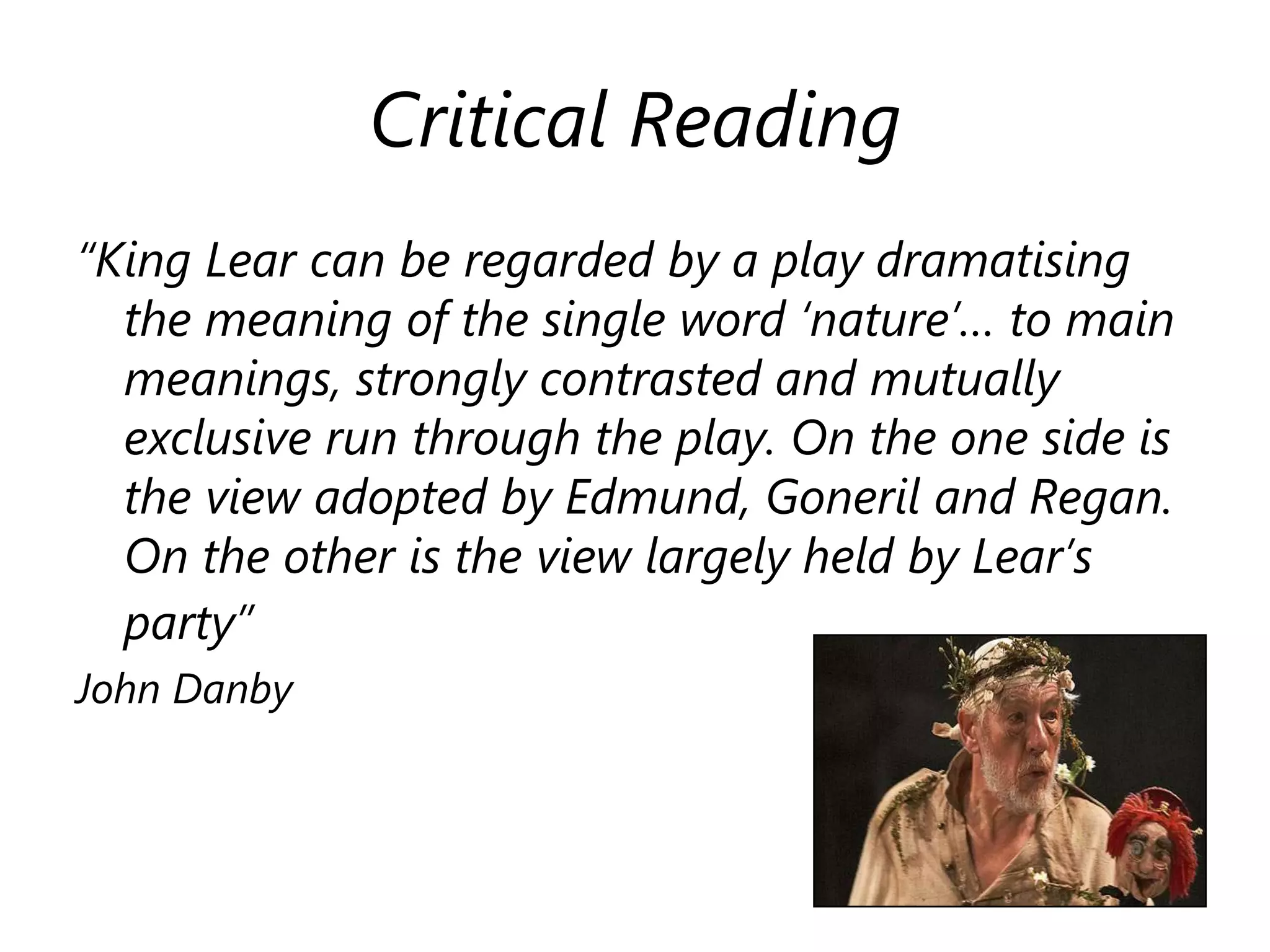 Lear natural vs unnatural | PPT