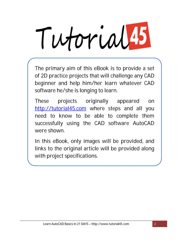 Learn auto cad basics in 21 days ebook | PDF | Desktop Publishing ...