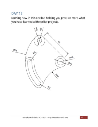 Learn auto cad basics in 21 days ebook | PDF