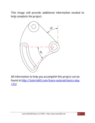 Learn auto cad basics in 21 days ebook | PDF