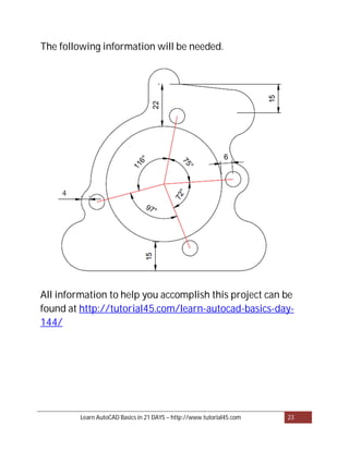 Learn auto cad basics in 21 days ebook | PDF
