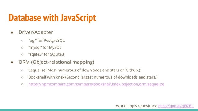 Learn backend java script | PPT