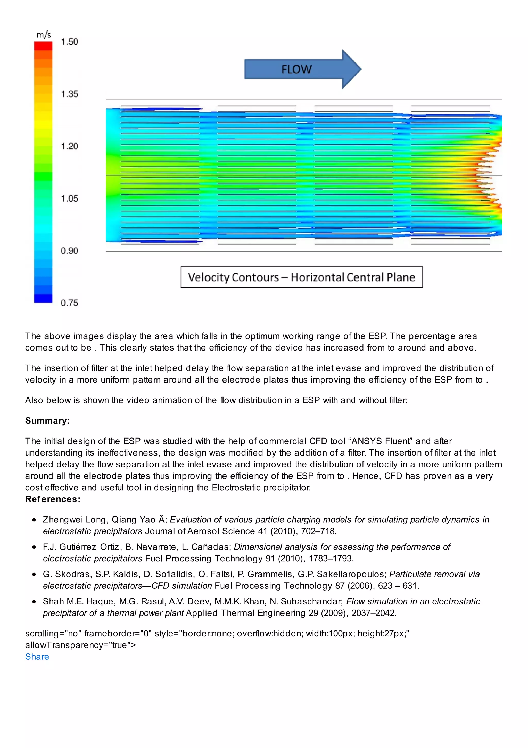 Electrostatic Precipitators Esp Analysis Using Cfd Pdf Indoor