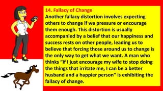 Cognitive distortions - Depression and anxiety. | PPTX