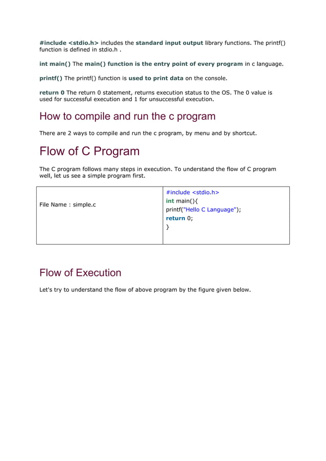 Learn c language Important topics ( Easy & Logical, & smart way of learning) | PDF
