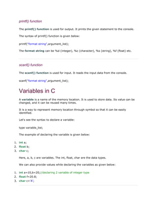 Learn c language Important topics ( Easy & Logical, & smart way of ...