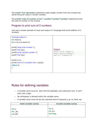 Learn c language Important topics ( Easy & Logical, & smart way of learning) | PDF