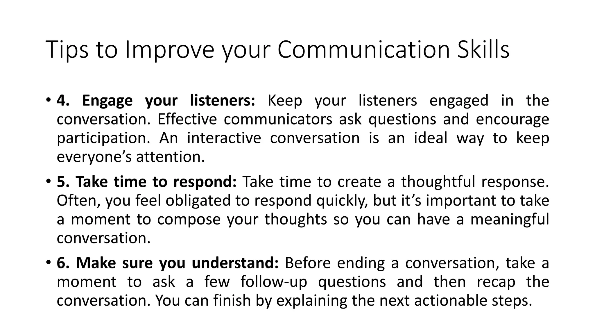 learn communication skills in Five minutes.pptx | Email | Internet