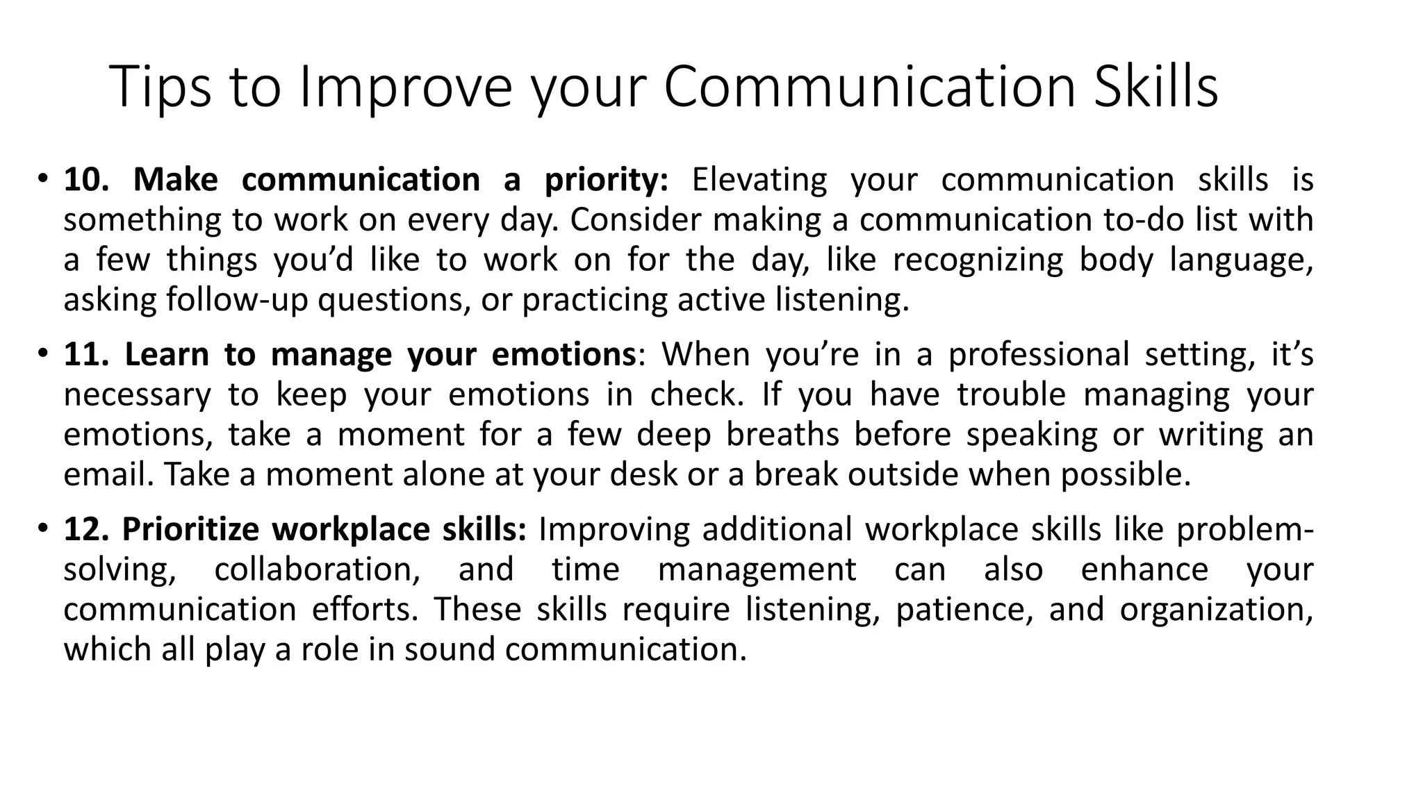 learn communication skills in Five minutes.pptx | Email | Internet