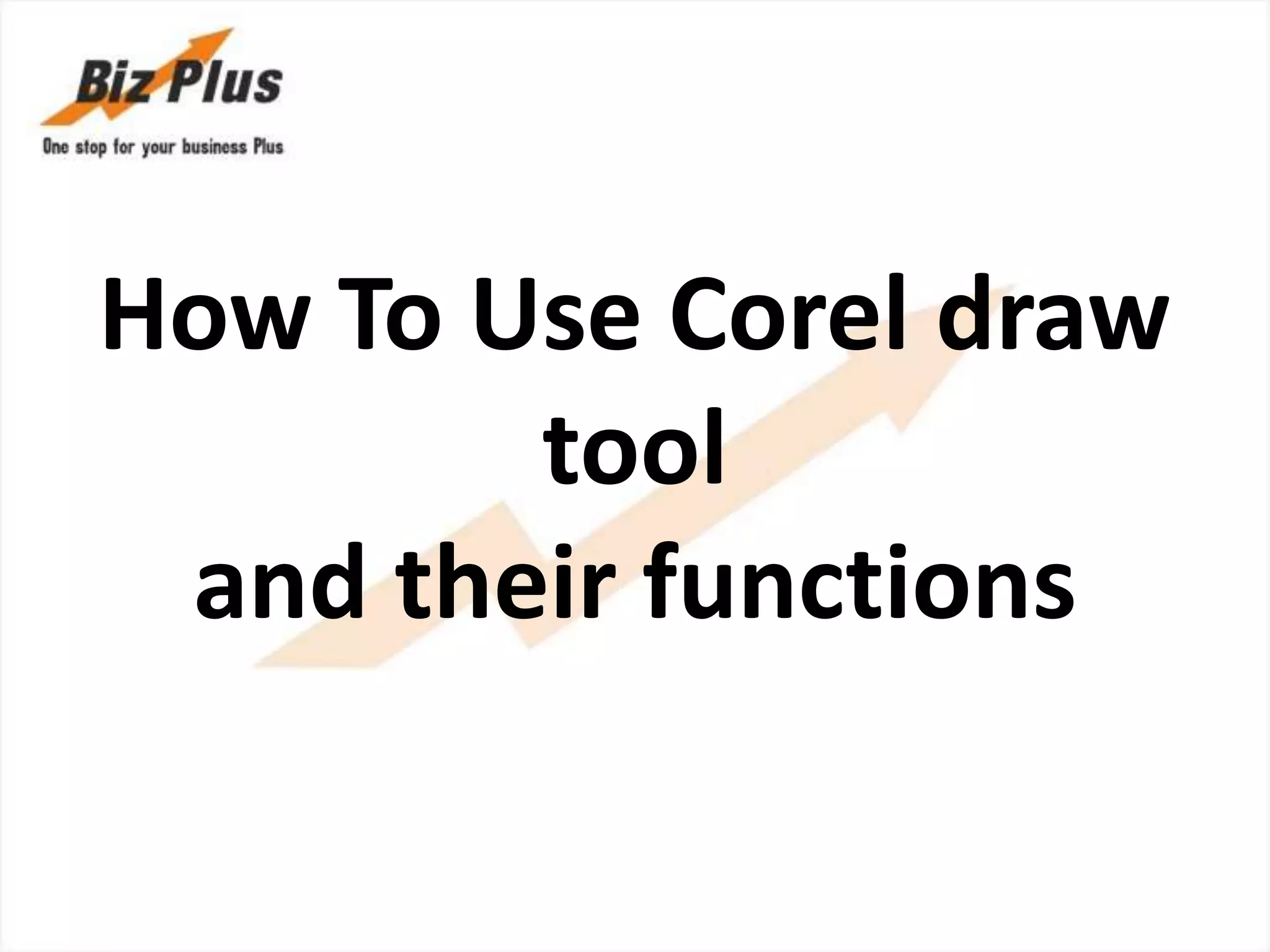 Learn corel draw easily at home | PPTX