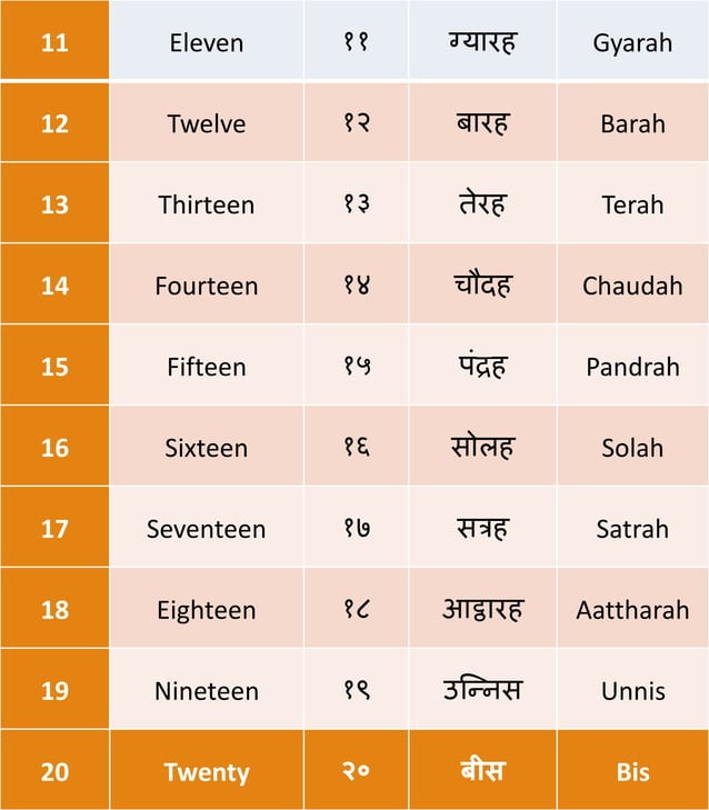 Counting in Hindi 0 To 100 तक गिनती PDF | PDF