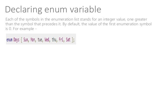 Learn C Programming Structure And Enums